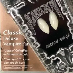 Scarecrow | Holiday | Vampire Fangs Scarecrow Classic Deluxe For ...